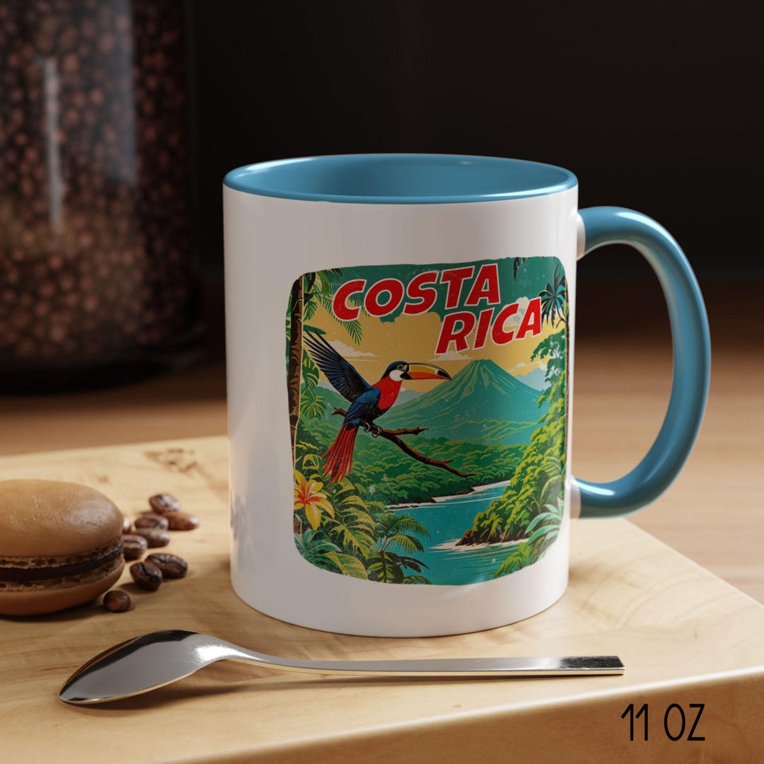 Personalized Costa Rica Mug, Arenal Tropical, Pura Vida, Bride Squad ...