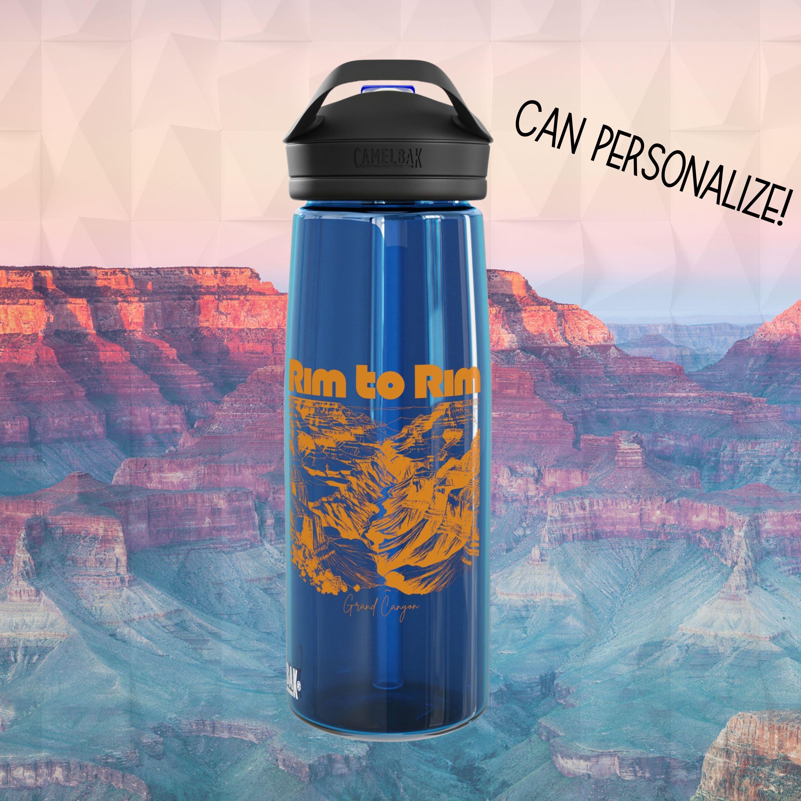 Personalized Grand Canyon Water Bottle, Rim to Rim Hiking Gift - Etsy