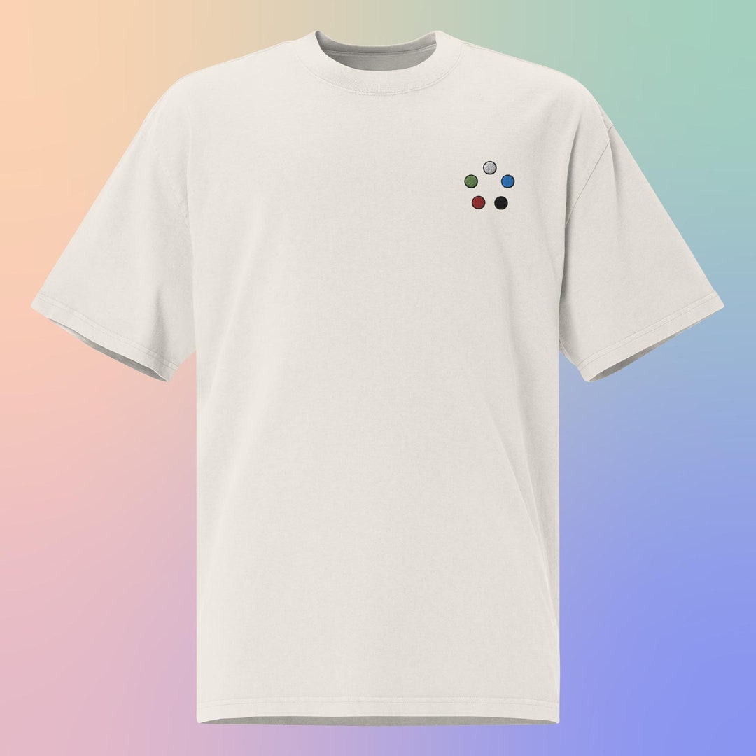 Embroidered Magic the Gathering Mana Symbols T-shirt - Sleek and ...