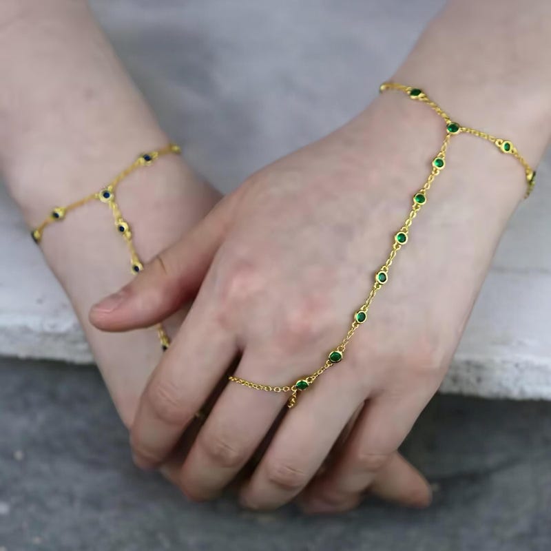 Gemstone Chain - Etsy