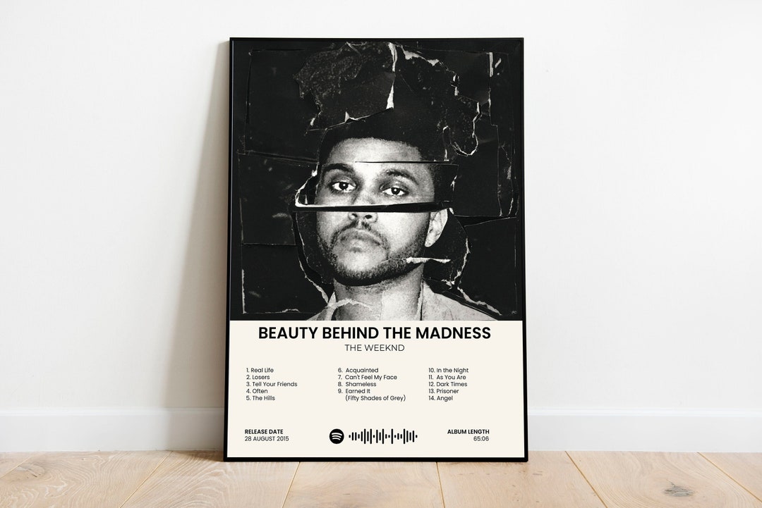 The Weeknd Album Cover Beauty Behind the Madness Album Cover Poster ...
