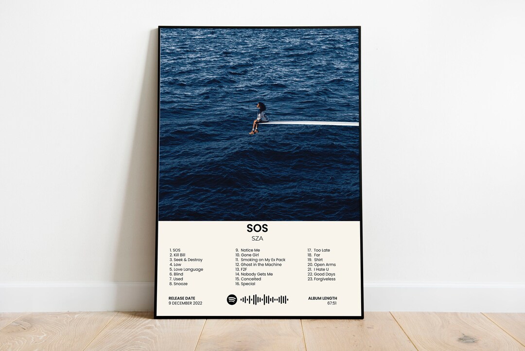 SZA Album Cover SOS Album Cover Poster Digital Album Art Digital Music ...