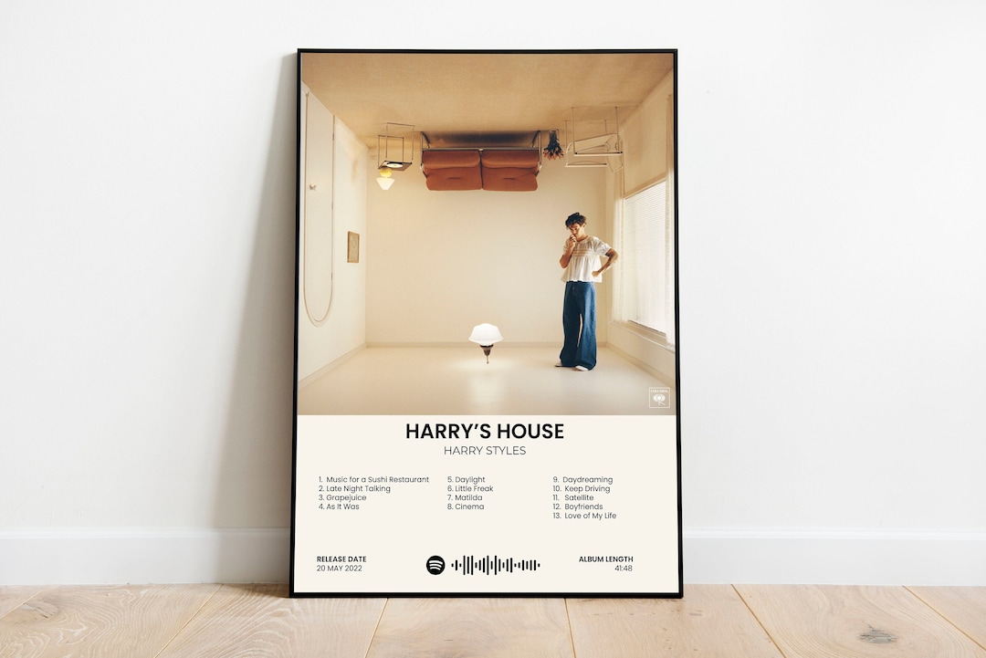 Harry Styles Album Cover Harry's House Album Cover Poster Digital Album Art Digital Music Poster ...