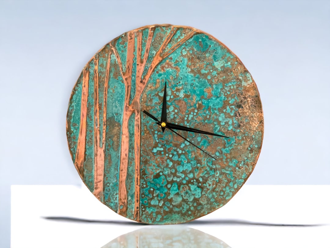 Wall Clock, Copper Wall Clock, Wall Clock Unique, Wall Clock Modern, Mall Clock Kitchen, Copper ...