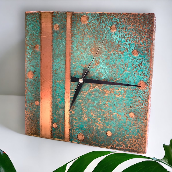 Square Wall Clock - Etsy