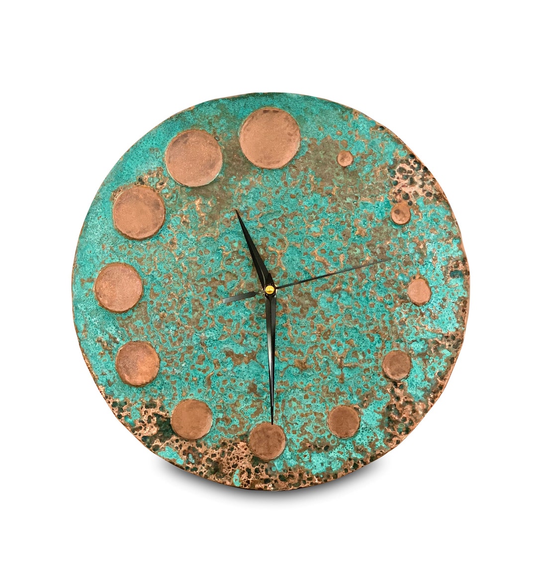 Wall Clock-wall Clocks Vintage-copper Wall Clock-big Wall Clock-large ...