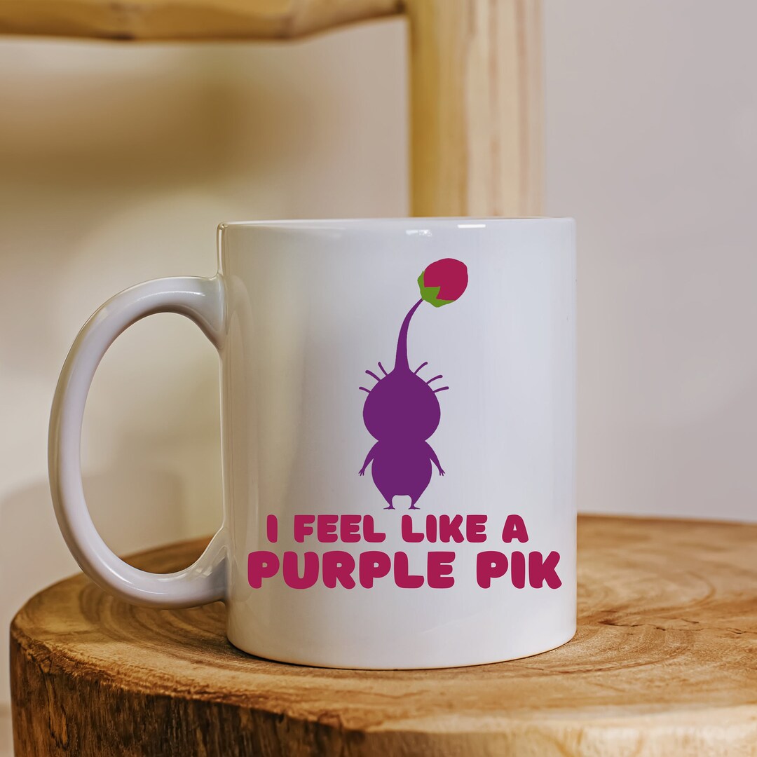 Pikmin Gift Pikmin Mug Pikmin Figure Purple Gamer Mug Purple Power ...