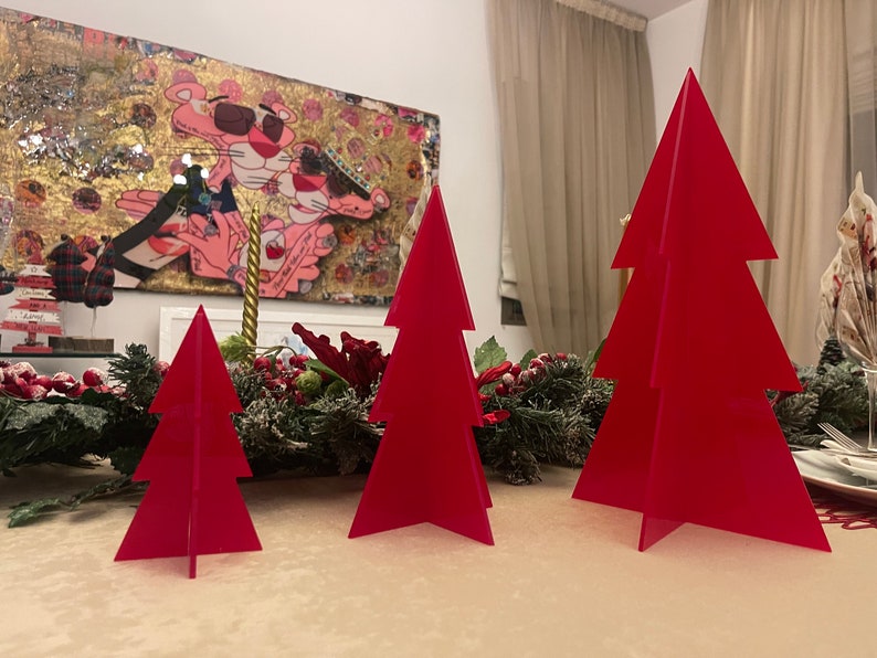 Plexi-glass Decorative Christmas Trees - Etsy