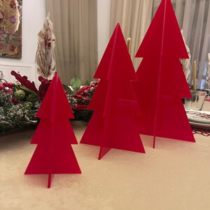 Plexi-glass Decorative Christmas Trees - Etsy