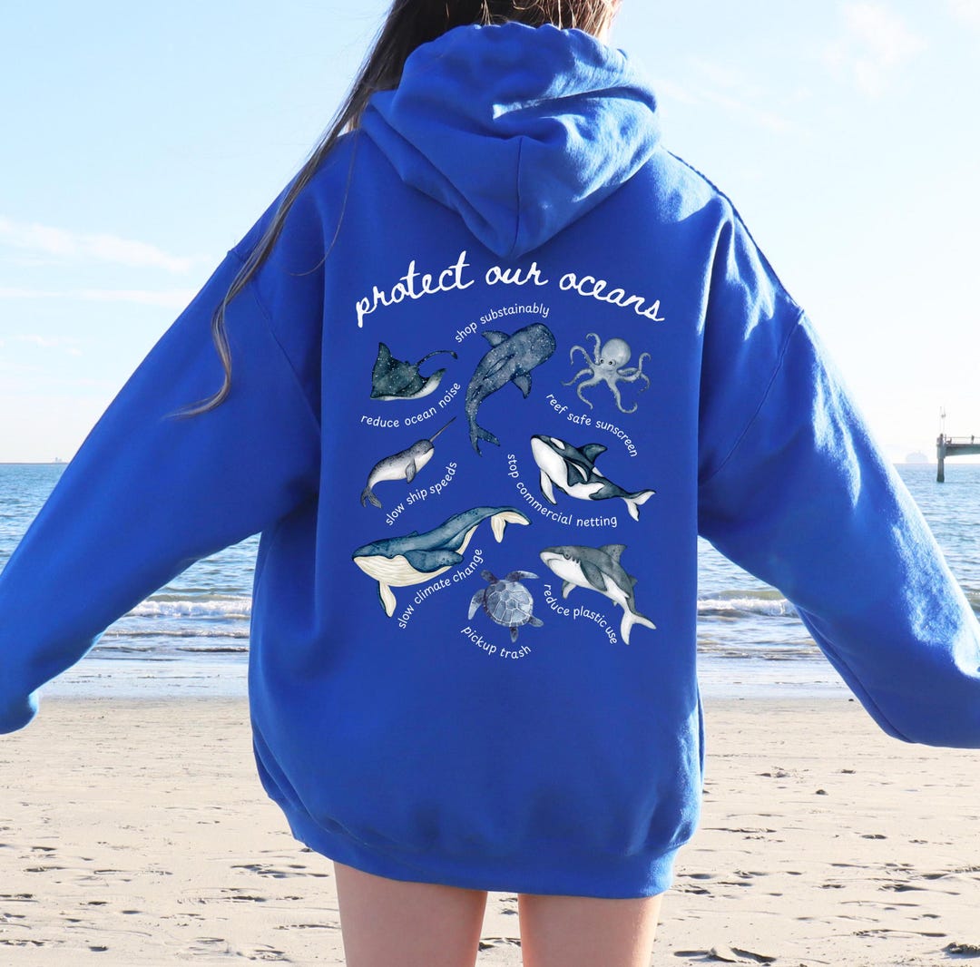 Orca Whale Shark Hoodie Beach Hoodie Oceancore Ocean Inspired Style ...