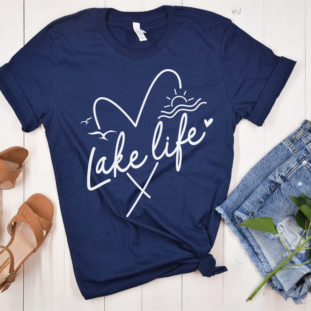 Lake Life Shirt, Lake Shirts, Gift for Travel Lover, Gift for ...