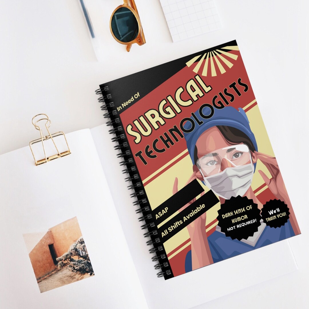 Retro Surgical Technologist Notebook: Medical Gift - Etsy