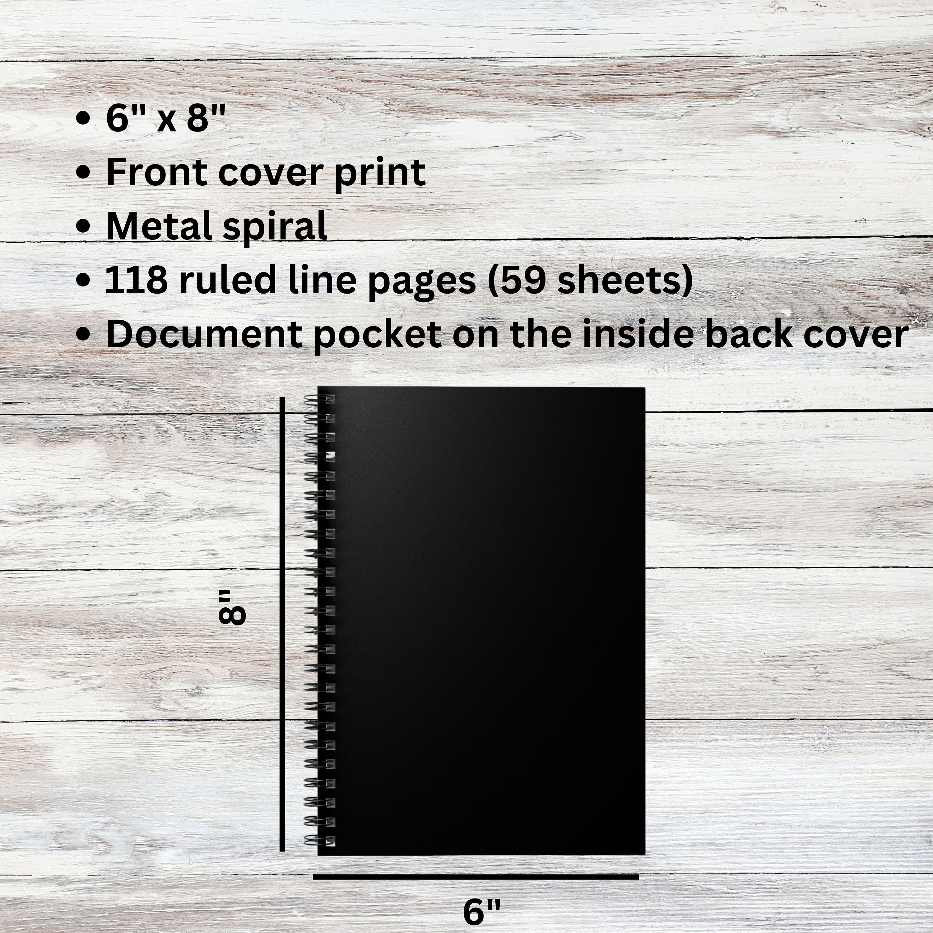 Anime Inspired Notebook, Anime Notebook, Anime Notepad, Spiral Notepad ...