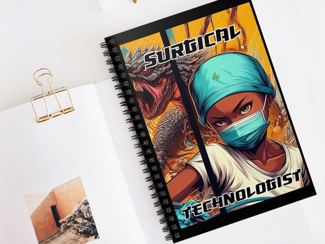 Surg Tech Anime Themed Notebook, Surgical Technologist, Surgical Tech ...