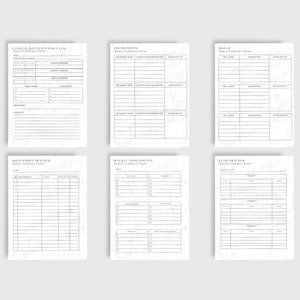 Surgical Tech Student Planner 2025-2026: Clinical & Assignment Tracker ...