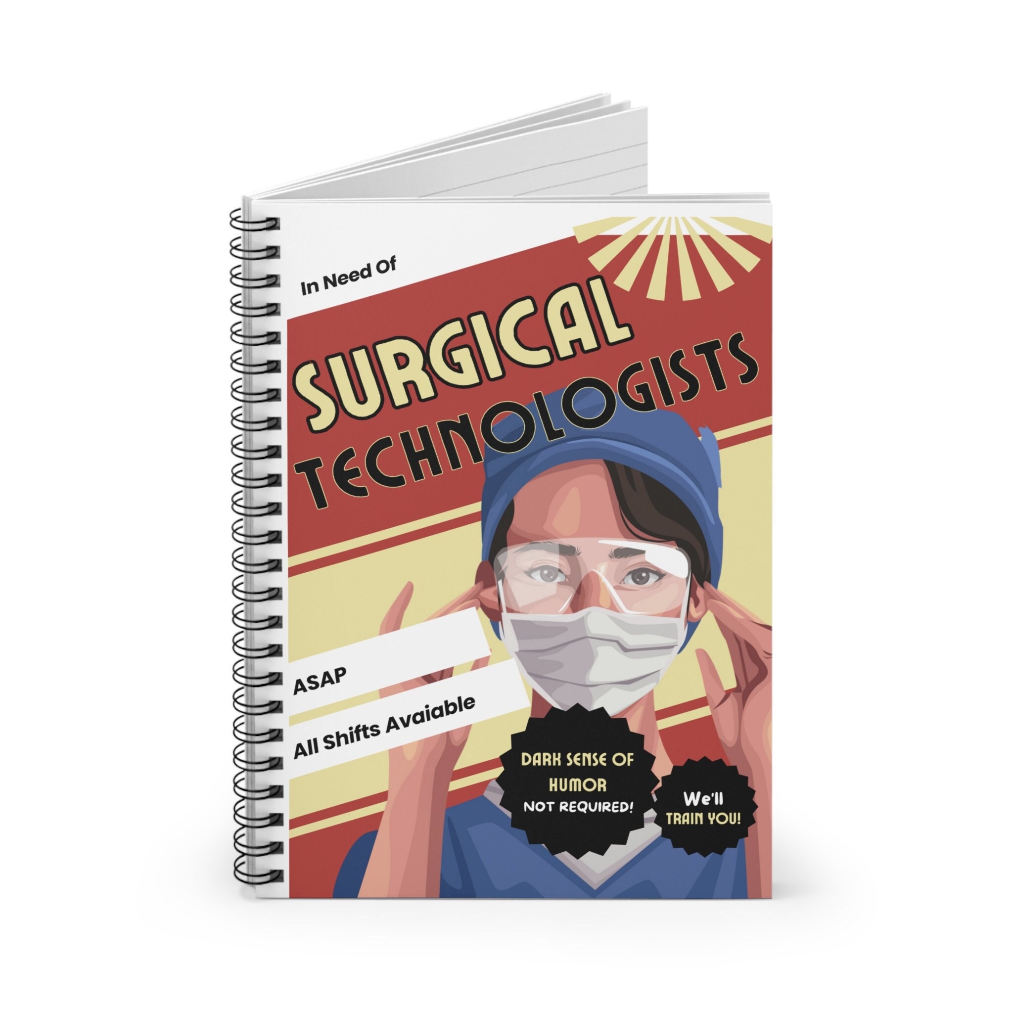 Retro Surgical Tech Notebook: Surgical Technologist Gift - Etsy