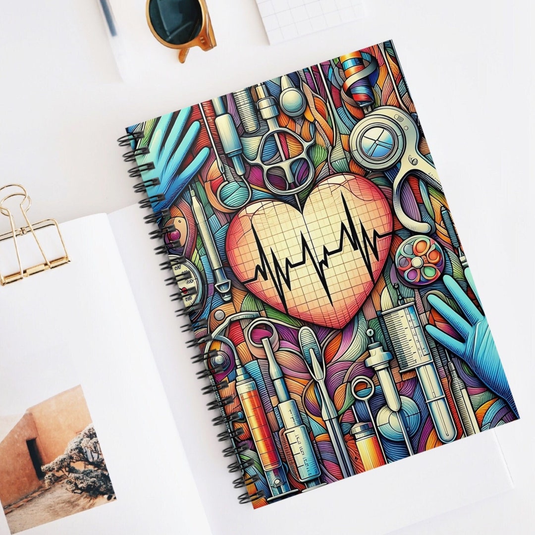 Steam Punk Surgical Instruments Notebook, Surgical Technologist, Scrub ...