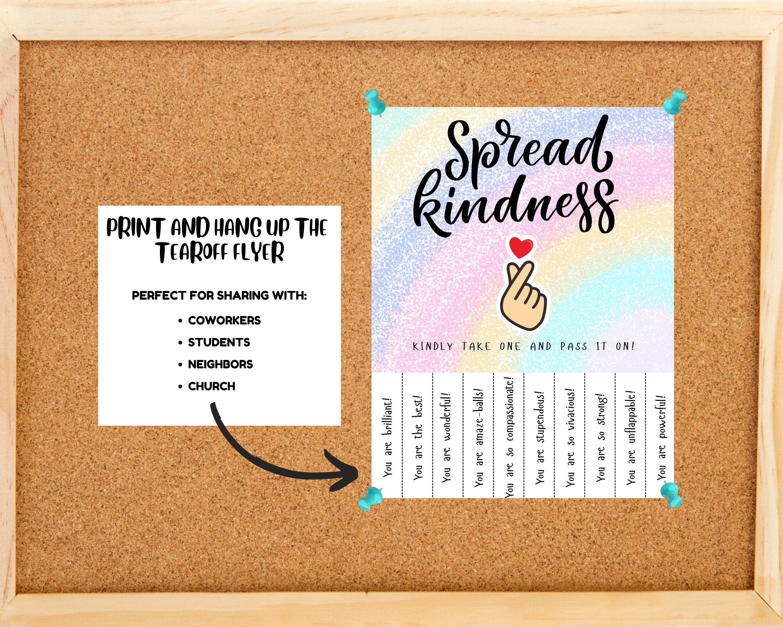 Spread Love and Positivity With Bulletin Board Flyers - Inspire ...
