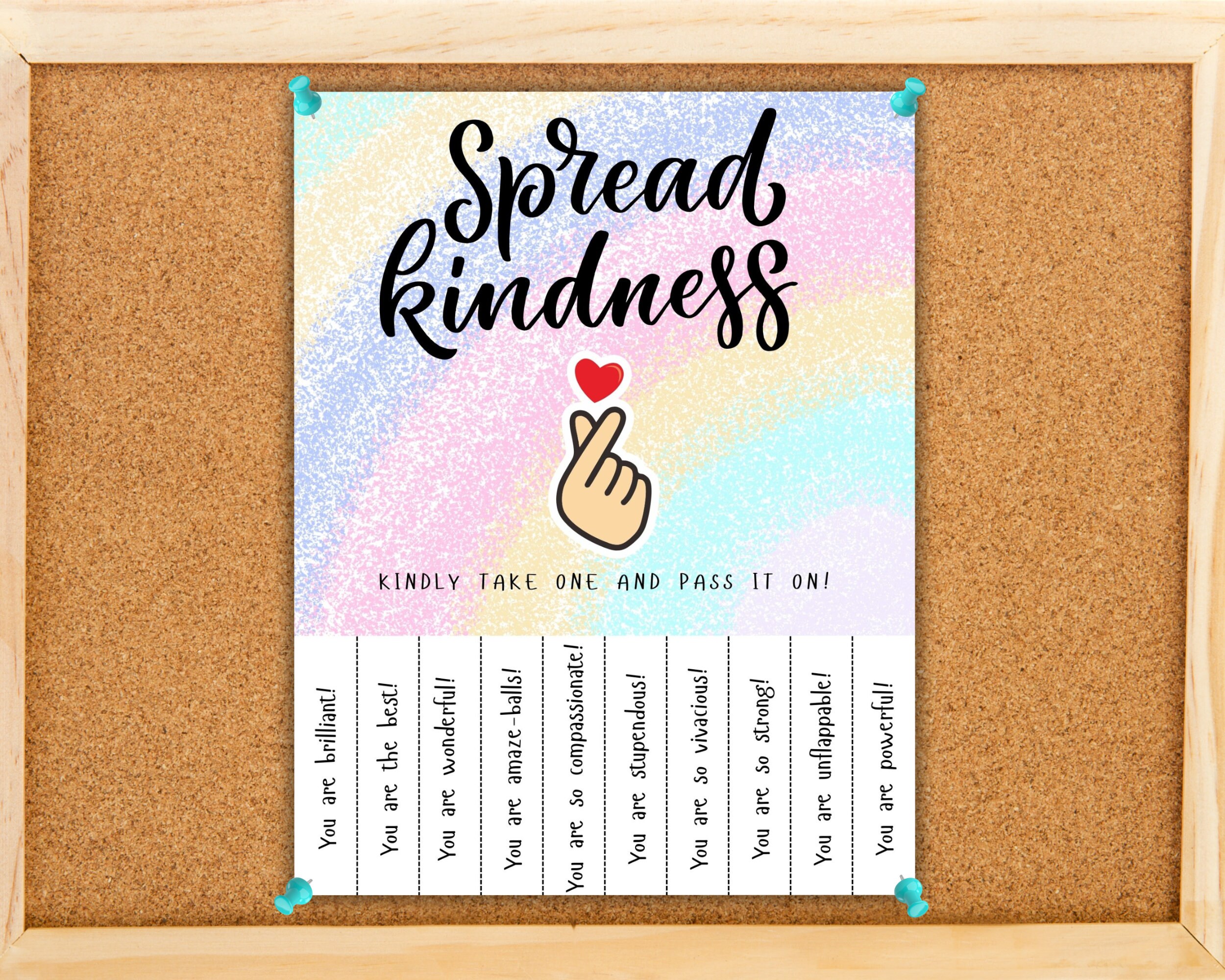 Compliment Cards, Random Acts of Kindness, Spread Kindness, Tearoff ...