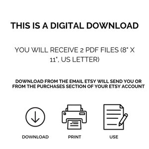 Printable Weekly Goals, Goal Setting, Accountability, Instant Download ...