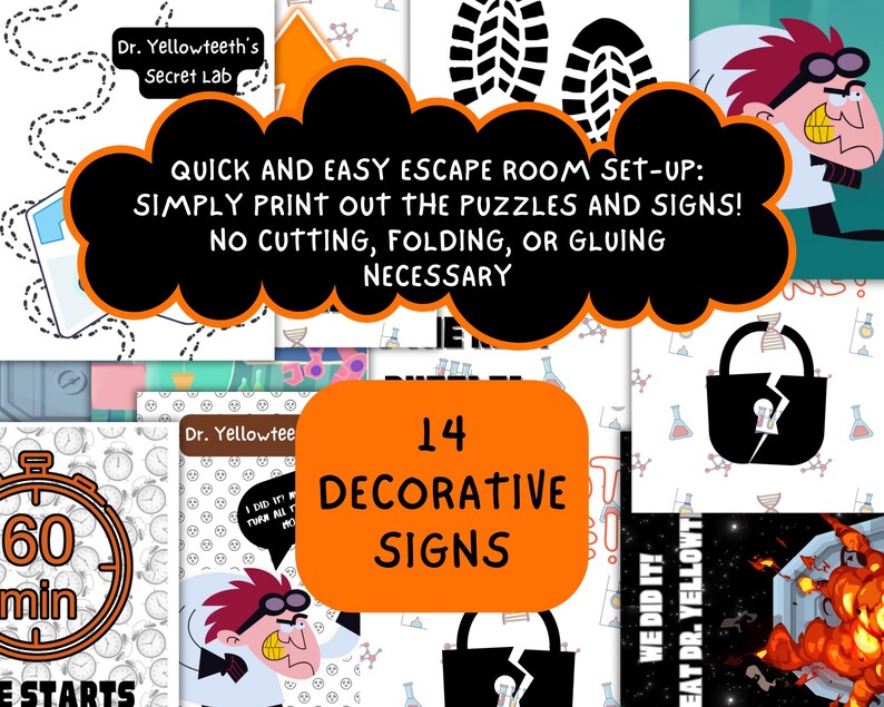 Halloween Escape Room Printable for 2nd Grade, 3rd Grade, and 4th Grade ...