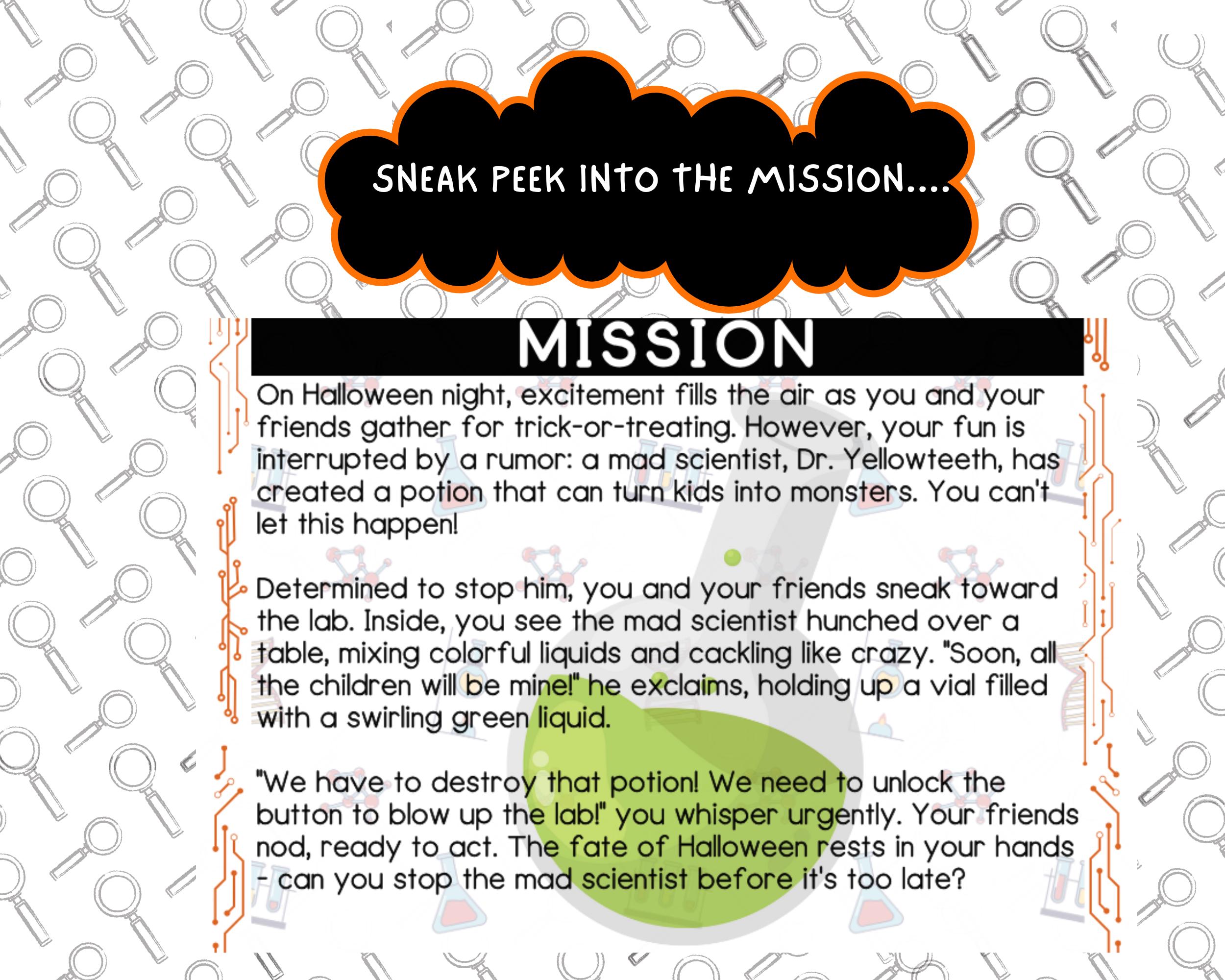 Printable Escape Rooms for Kids, Halloween Classroom Activity, Escape ...