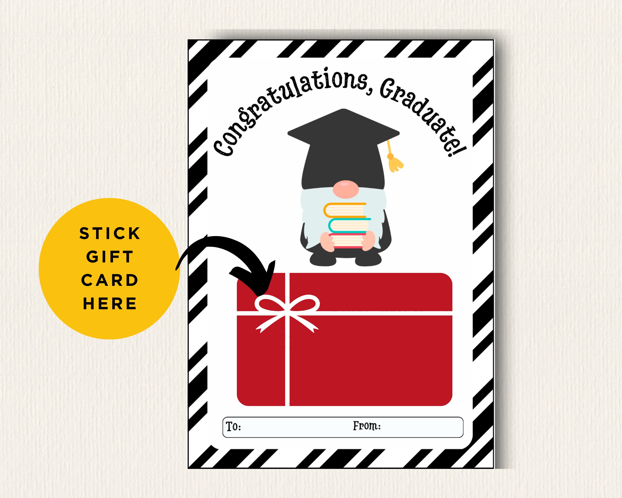 Printable Graduation Gift Card Holder, Doctoral Graduation Gift ...