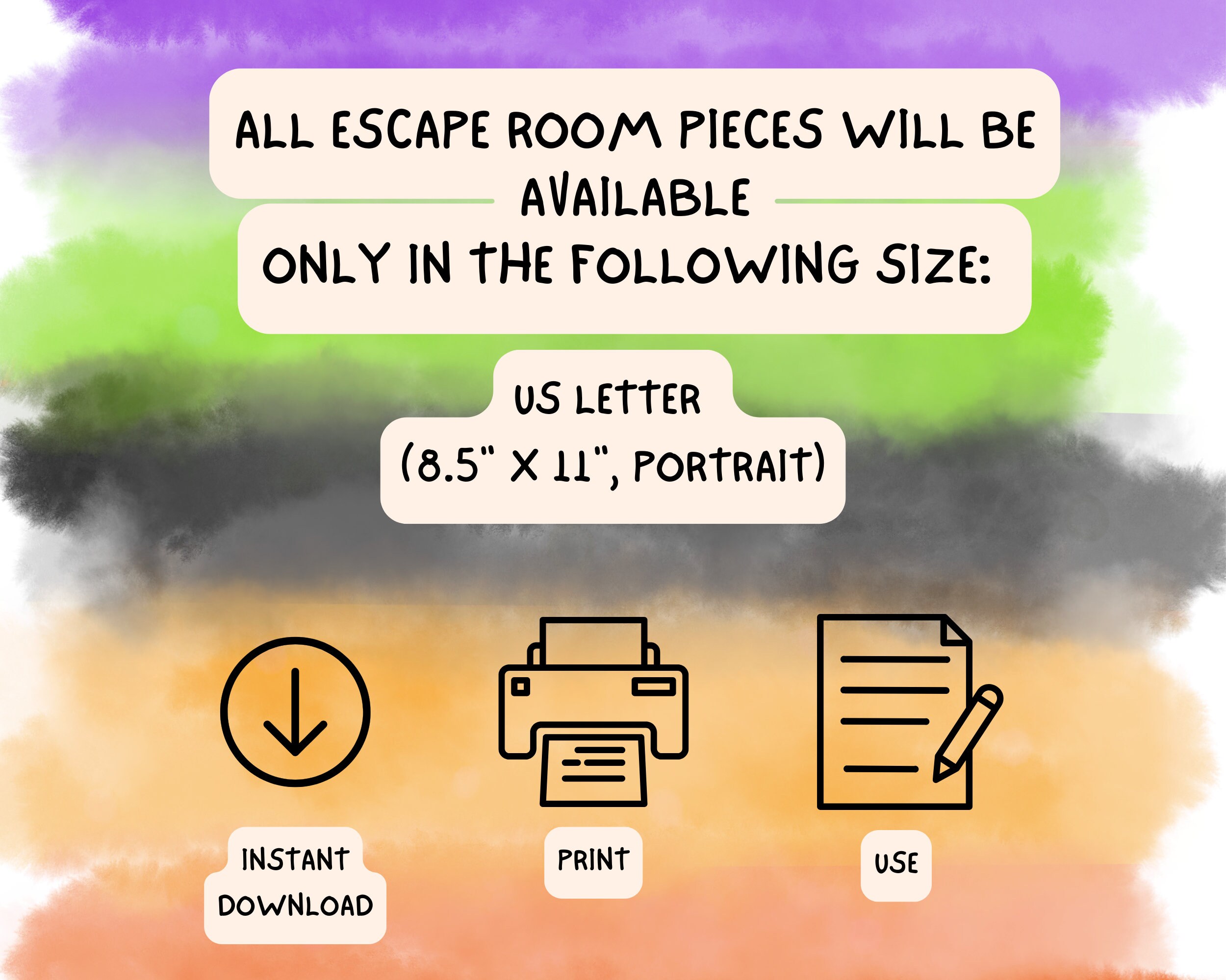 Printable Escape Rooms for Kids, Halloween Classroom Activity, Escape ...