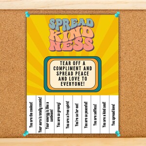 Random Acts of Kindness, Kindness Matters Flyers, Tear off Flyers for ...