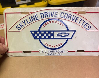 Chicago Skyline Flag Front License Plate FREE SHIPPING - Etsy