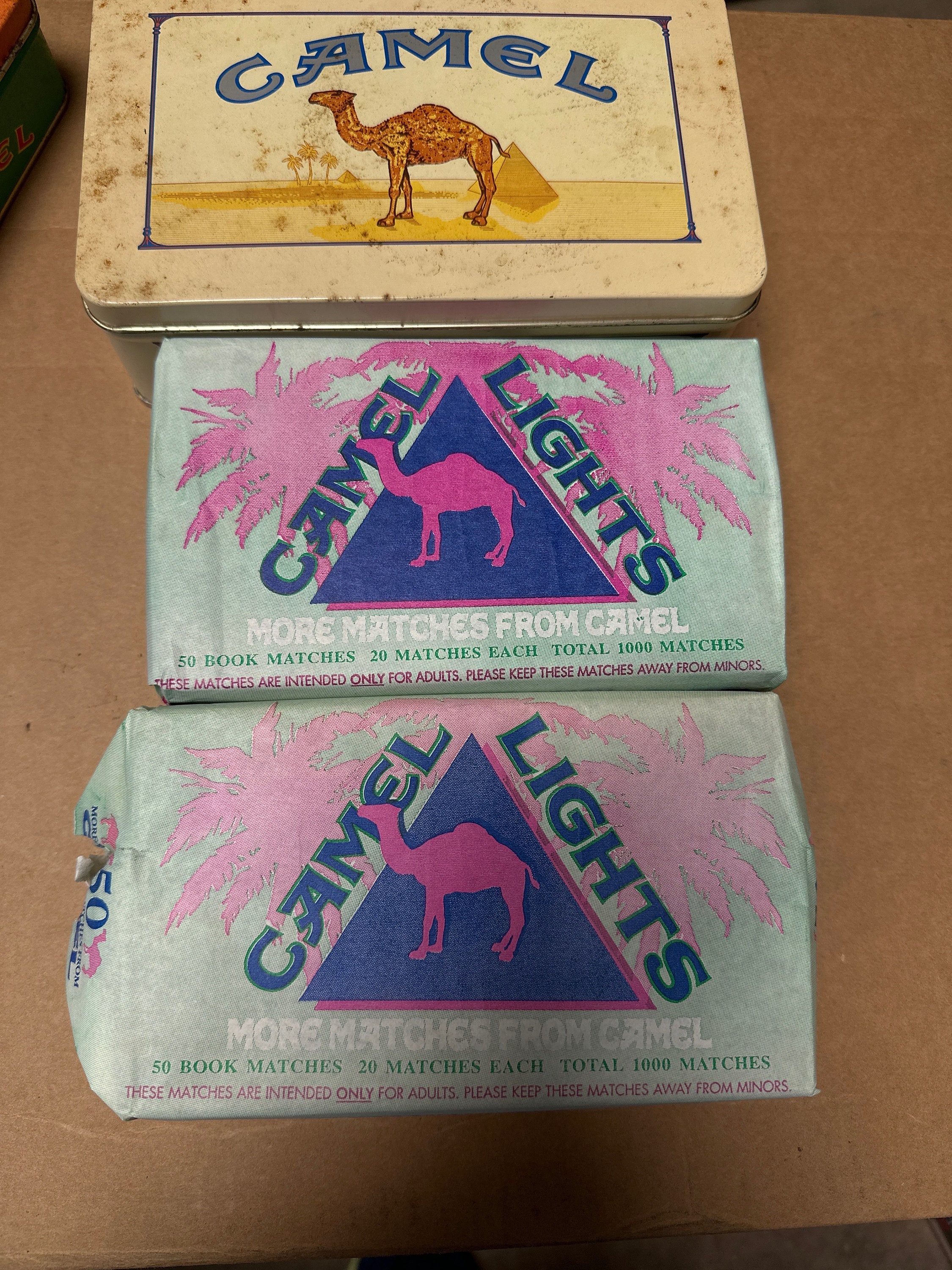 Camel Matches and Tin - Etsy