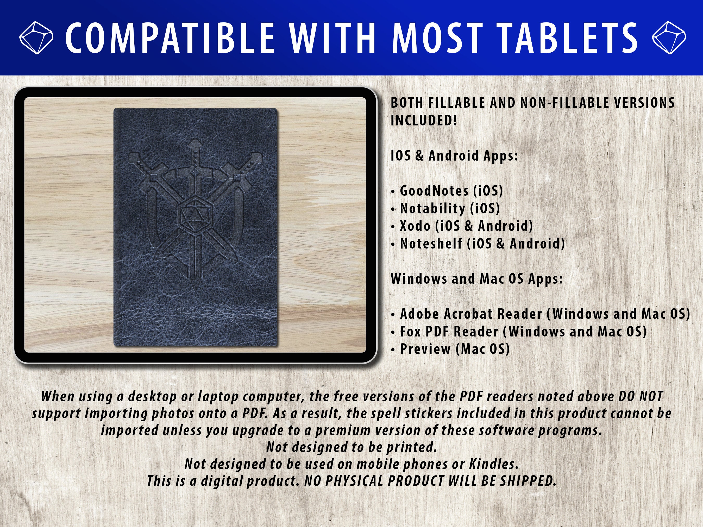 Dnd Character Sheet, Dnd Spell Cards, Dnd Tracker, Dnd Journal Digital ...