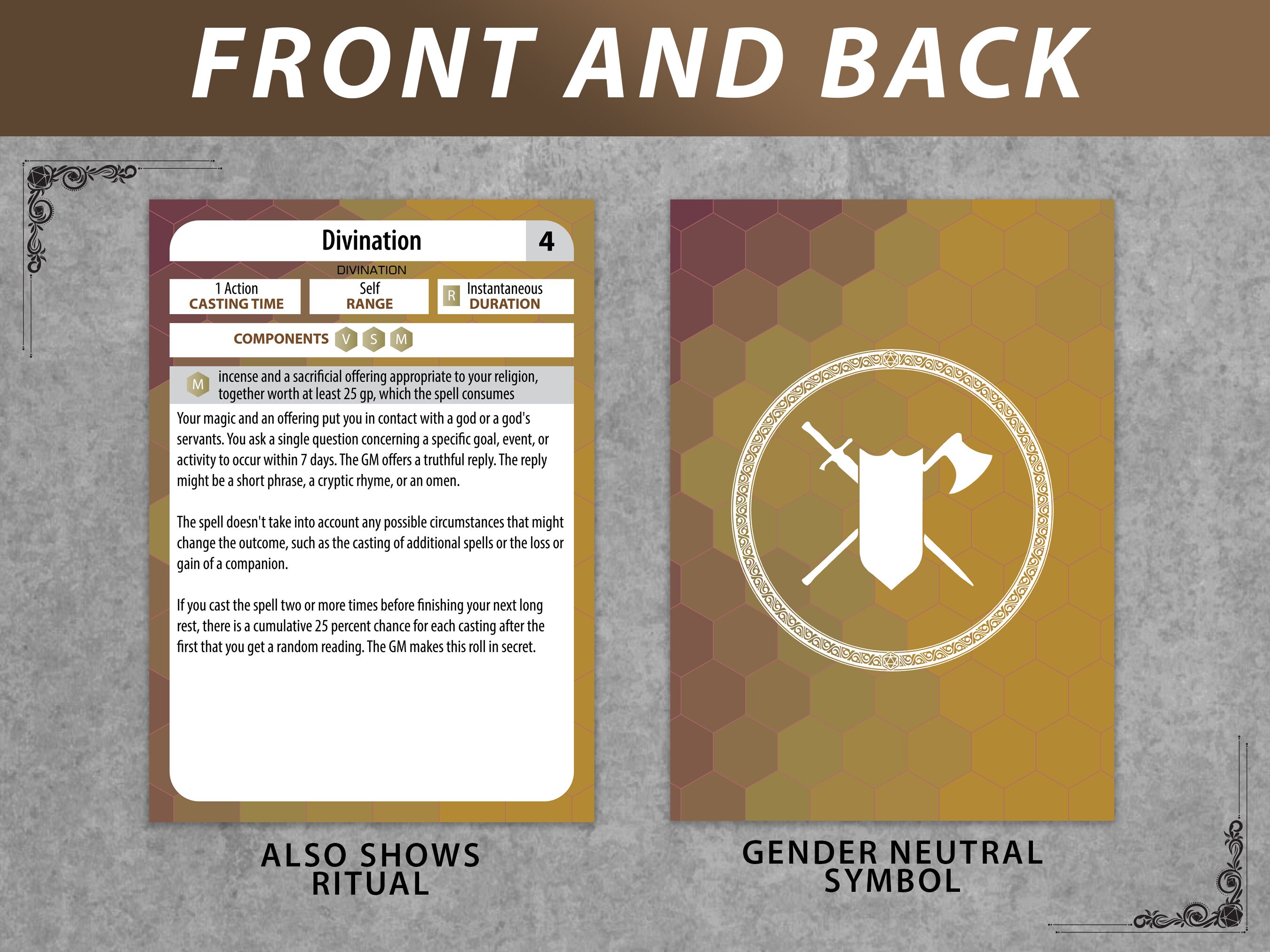 Dnd Accessories, Fighter Spell Cards, Custom Playing Cards, Spell Book ...