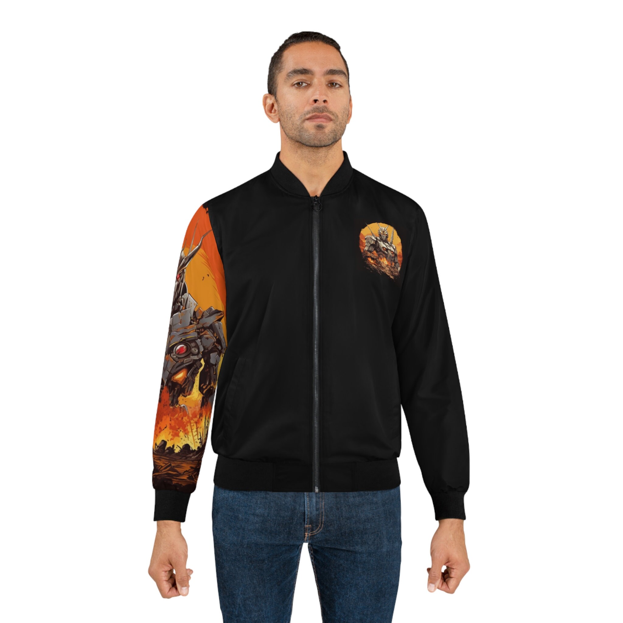 Mech Armada Men's Bomber Jacket AOP - Etsy