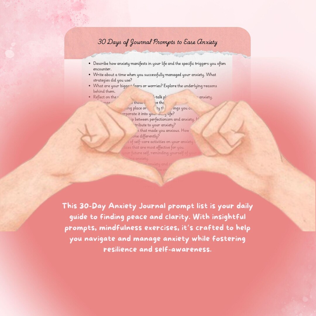 30 Days of Anxiety-relief Journal Prompts | Calm Your Mind & Reduce ...