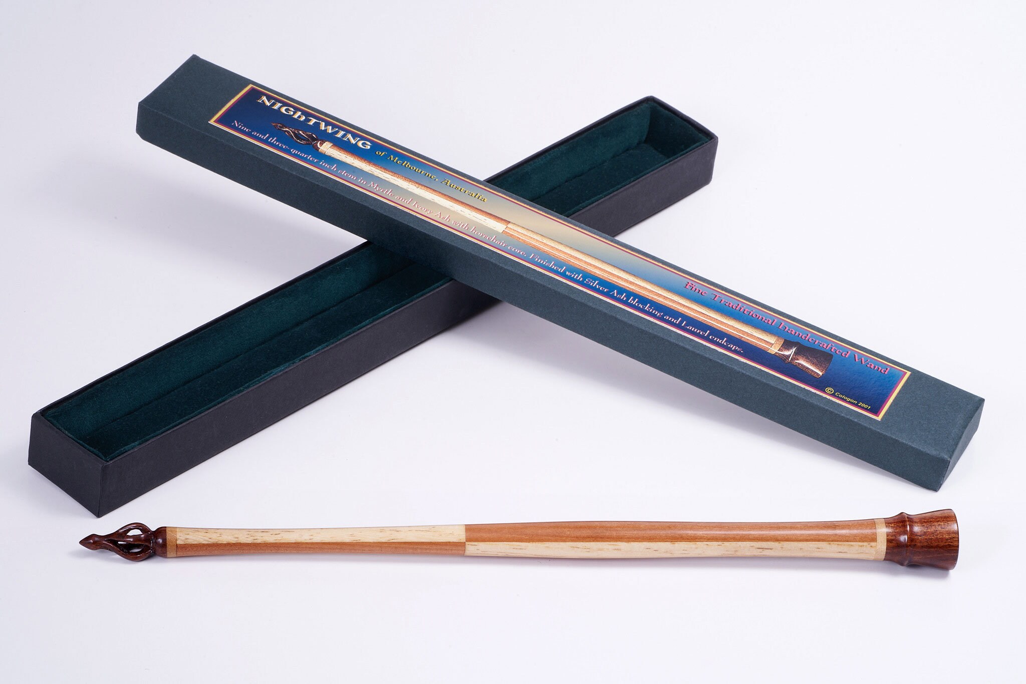 Monarch Wand in Myrtle, Ivory Ash, Laurel and Silver Ash - Etsy