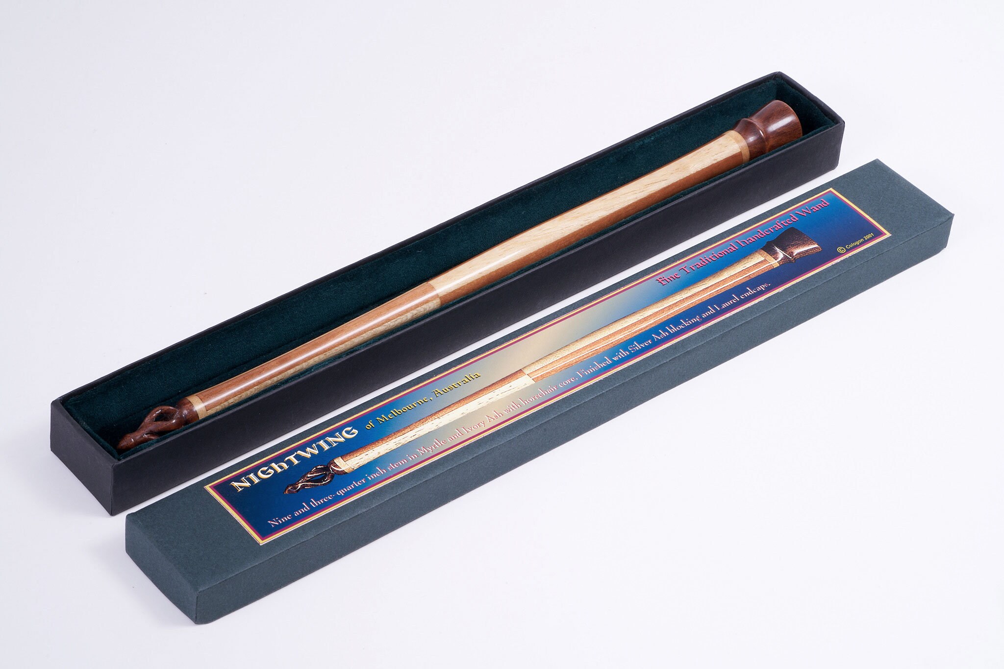 Monarch Wand in Myrtle, Ivory Ash, Laurel and Silver Ash - Etsy