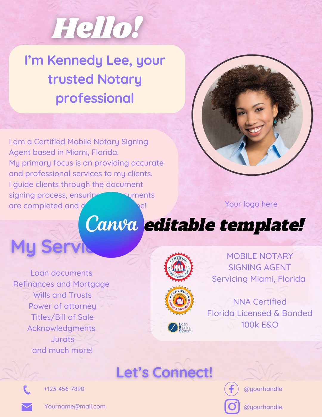 Notary Flyer Notary Signing Agent Branding, Notary Signing Flyers, Loan ...