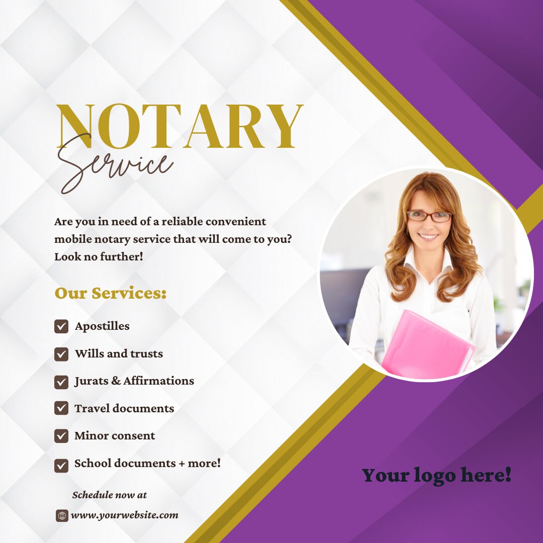 Notary Notary Signing Agent NNA Flyer for Facebook and Instagram ...