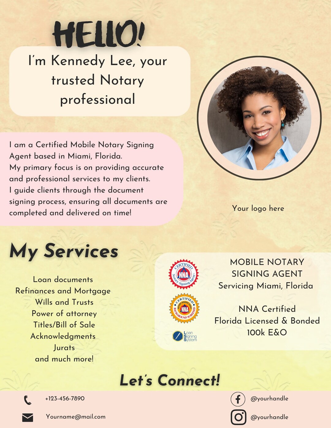 Notary Flyer - Notary Signing Agent Branding, Notary Signing Flyers ...