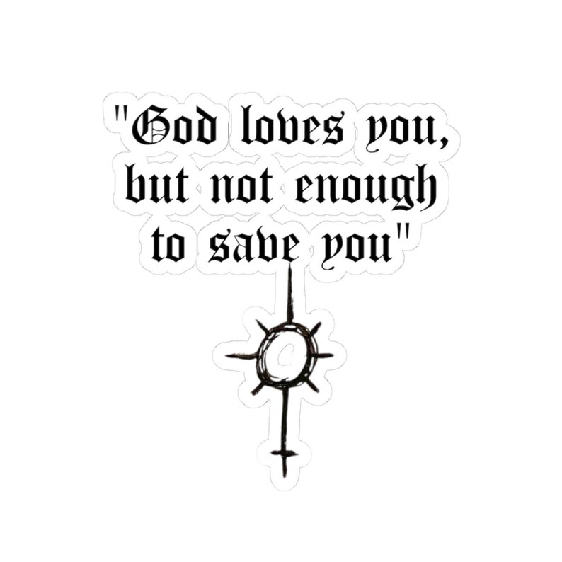 Ethel Cain Edgy Kiss-cut Sticker, Unique Laptop Decals, Song Lyrics ...