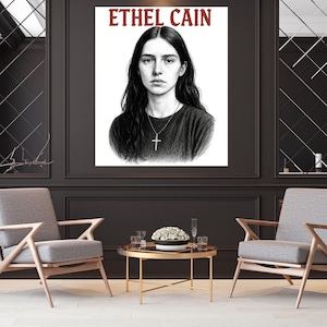 Ethel Cain Art Print Aesthetic Wall Decor, Music Fan Gift, Vintage ...