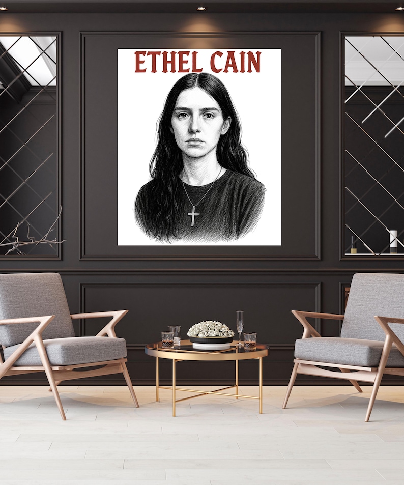 Ethel Cain Art Print Aesthetic Wall Decor, Music Fan Gift, Vintage ...