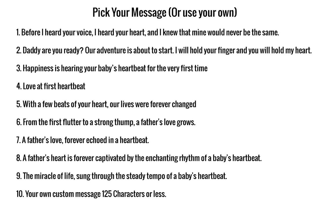 Father's Day Heartbeat Soundwave & Silhouette Print Personalized Gift ...