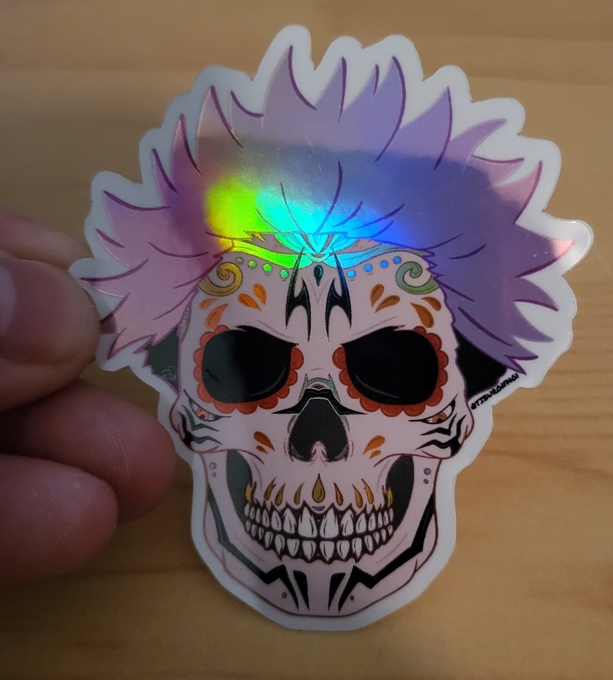 Sukuna Skull Sticker - Etsy