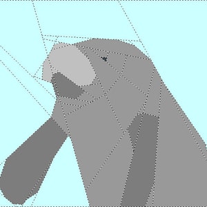 Manatee Foundation Paper Piecing Pattern - PDF Instant Download - Etsy