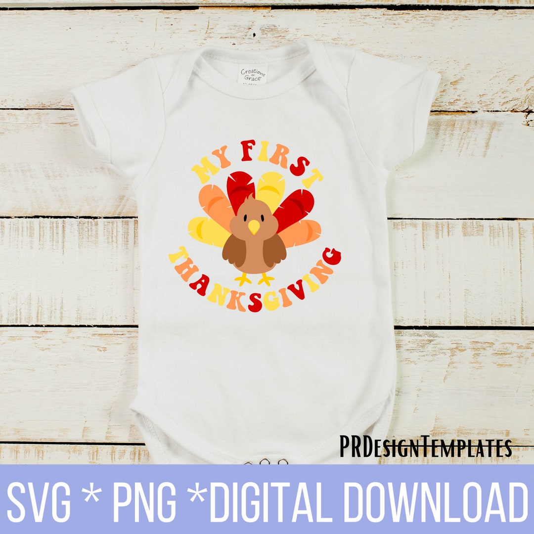 My First Thanksgiving Svg Thanksgiving Clip Art My 1st - Etsy