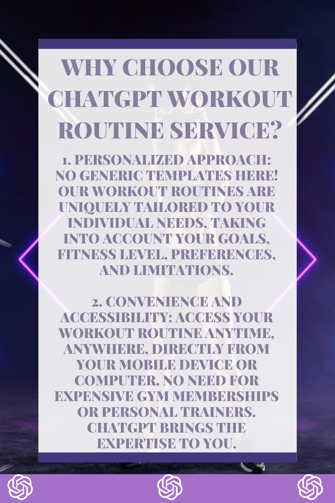 Personalized Fitness Journey: Chatgpt Builds Your Custom Workout ...