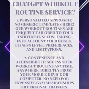 Personalized Fitness Journey: Chatgpt Builds Your Custom Workout ...