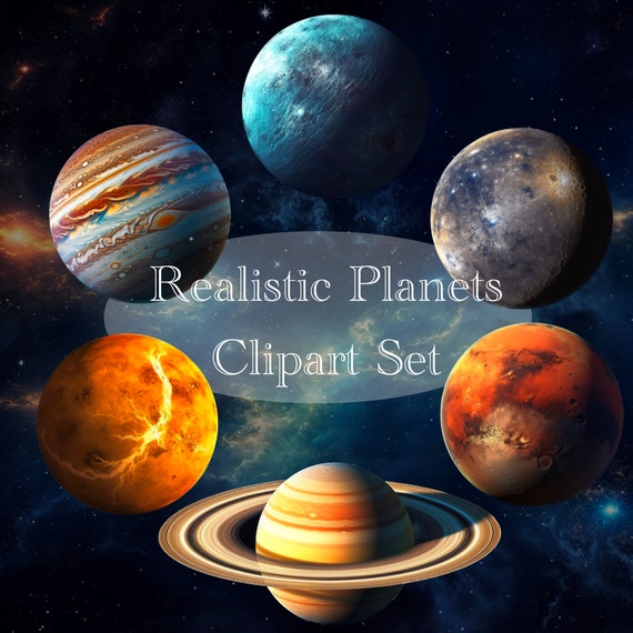 The 9 Planets Clip Art
